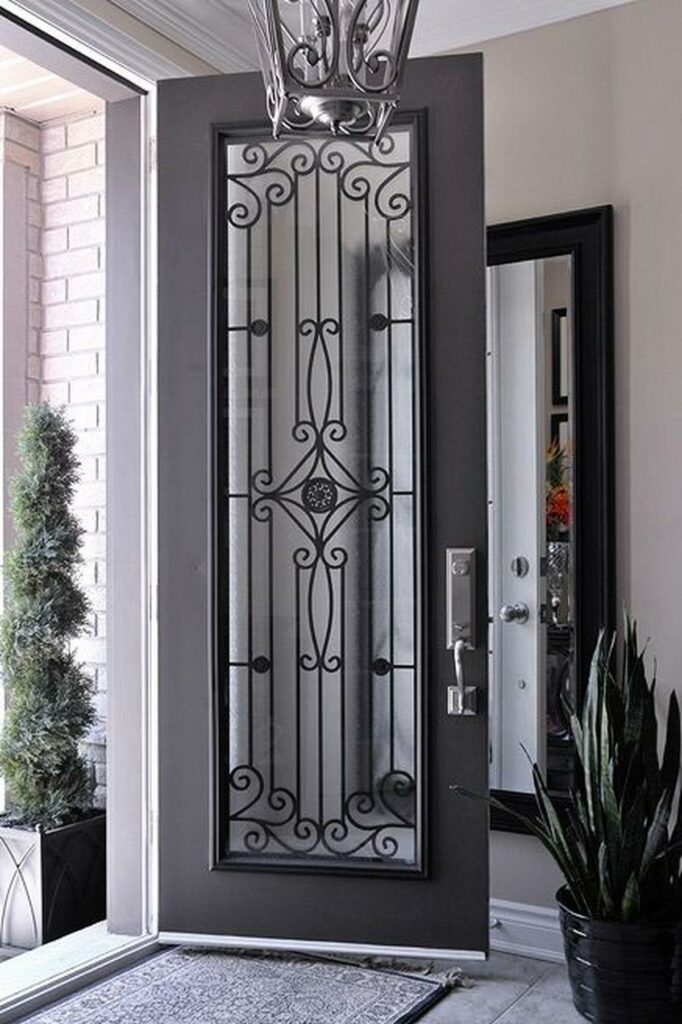 23 Gorgeous Metal Front Door Ideas for Modern Homes