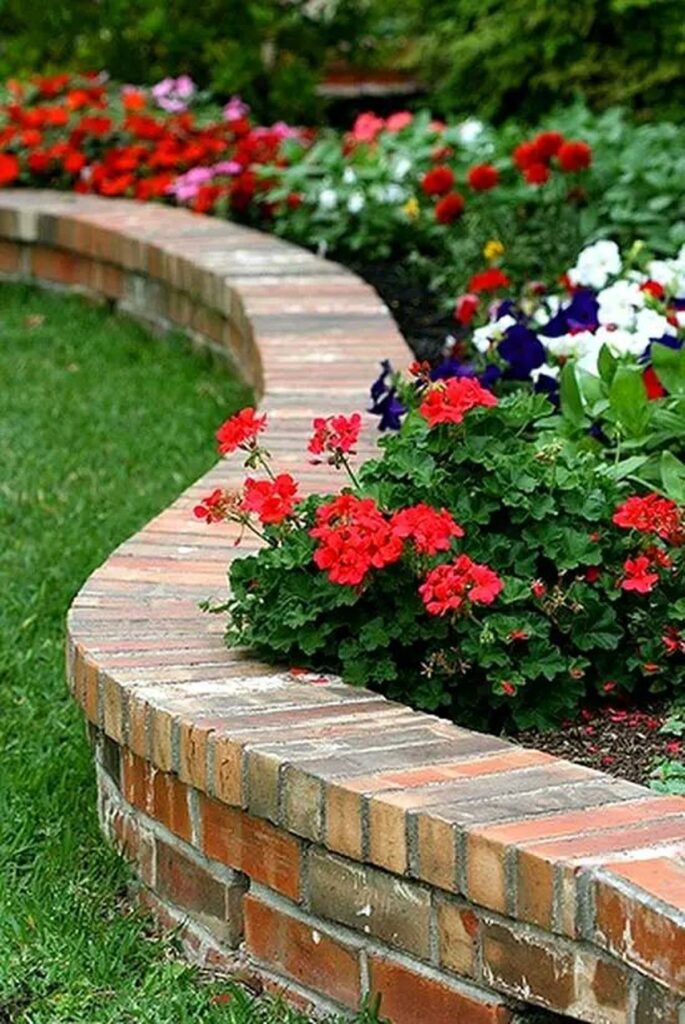 36 Stylish Brick Edging Designs for Garden Borders
