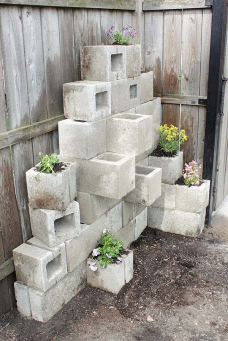 26 Elegant DIY Concrete Planters for Your Garden