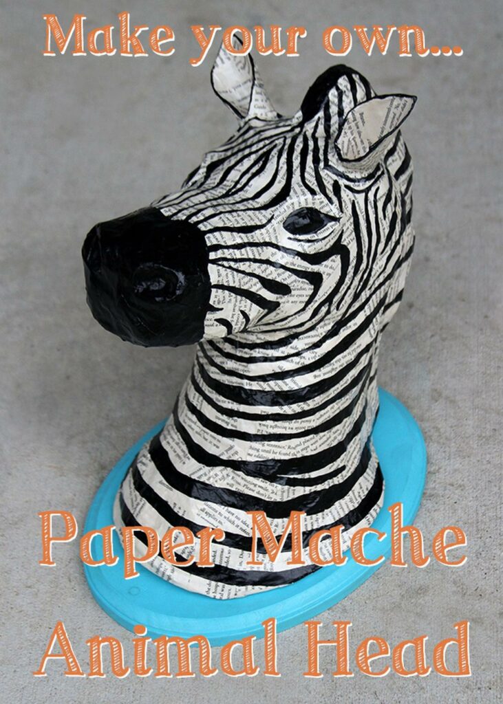 9 Adorable DIY Paper Mache Animal Head Projects