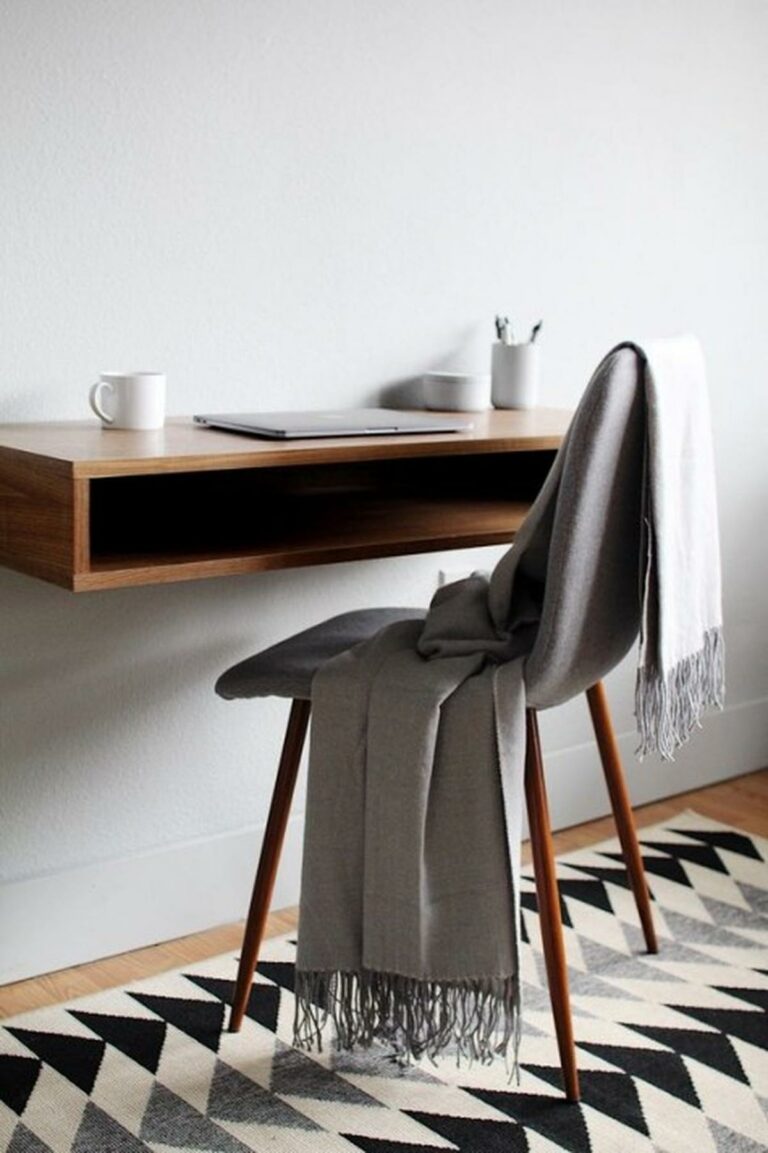 24 Chic Floating Desk Designs for a Modern Home Office