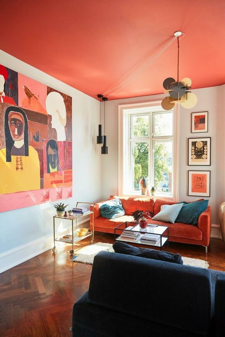 55 Vibrant And Magnificent Painted Ceiling Ideas