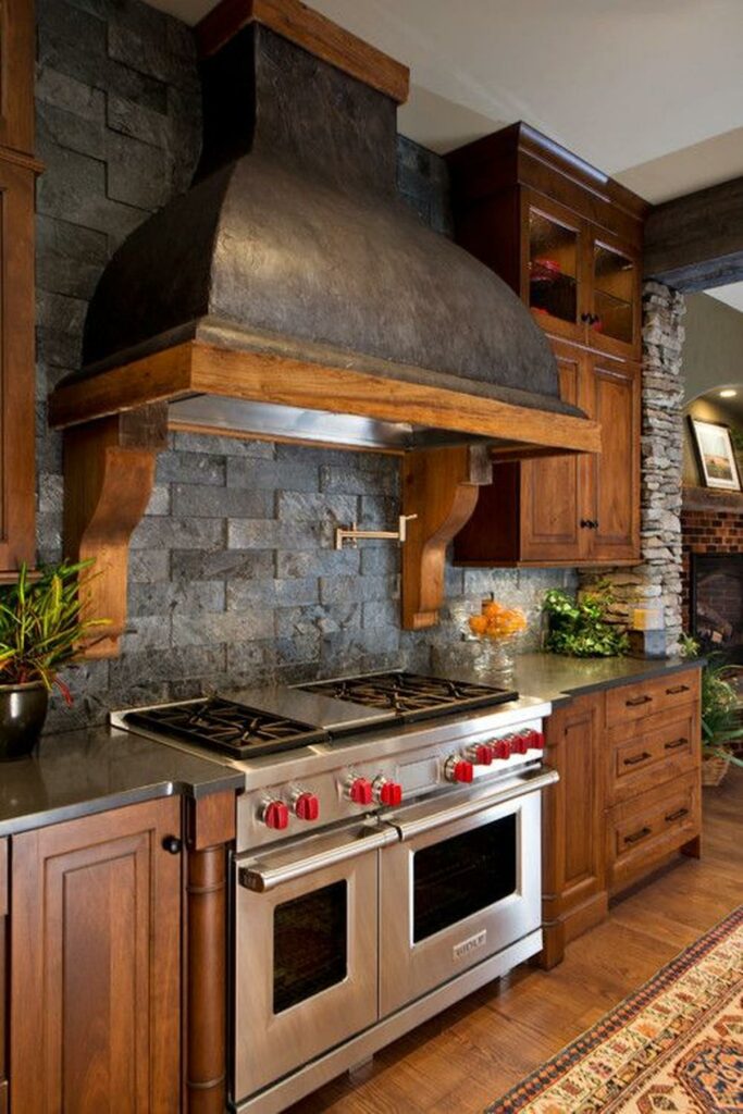 29 Breathtaking Stone And Rock Kitchen Backsplashes That Impress