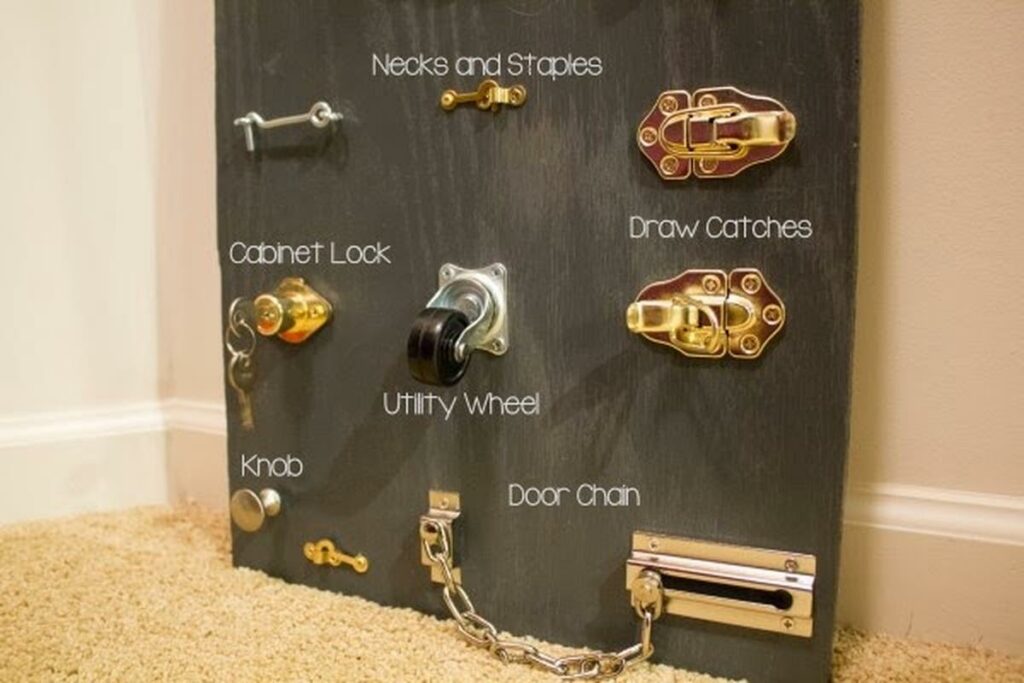 35 Easy DIY Busy Board Ideas for Curious Toddlers
