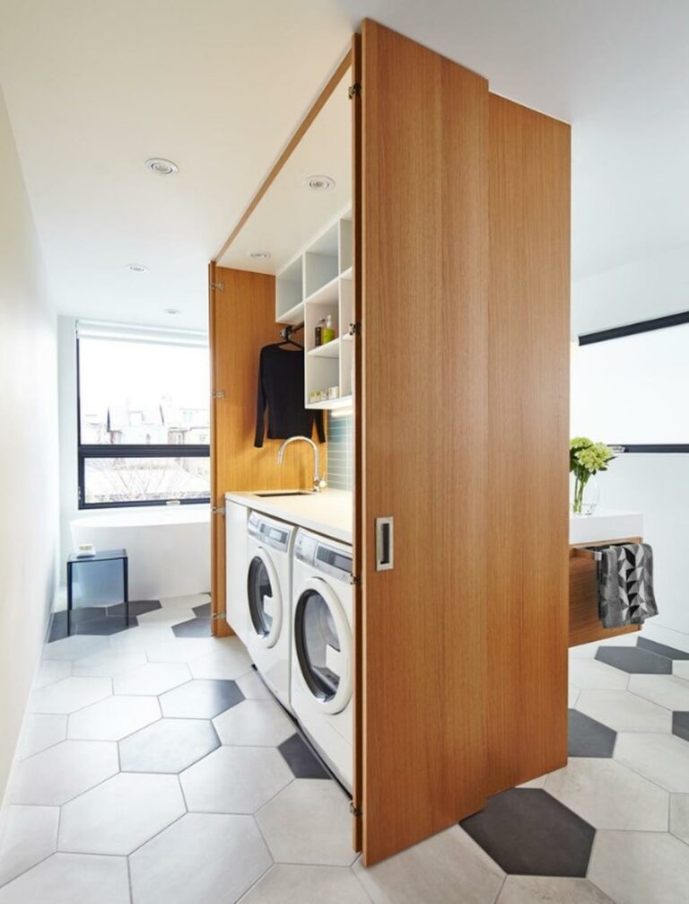 40 Breathtaking Bathroom Designs With Washing Machines