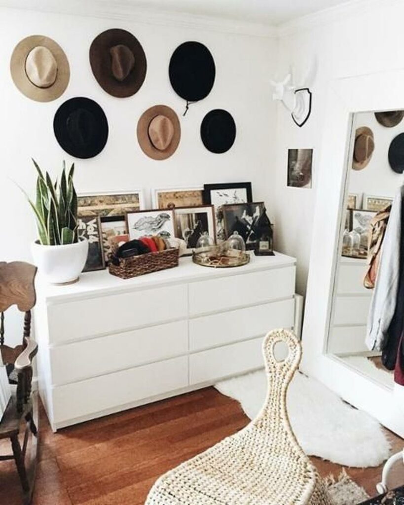 31 Elegant Ways To Display Your Hats