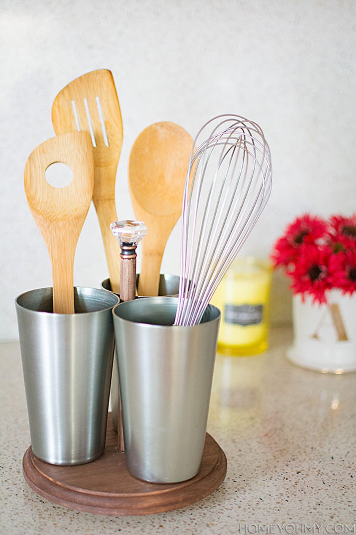 9 Simple DIY Kitchen Utensil Rack Ideas for Any Home
