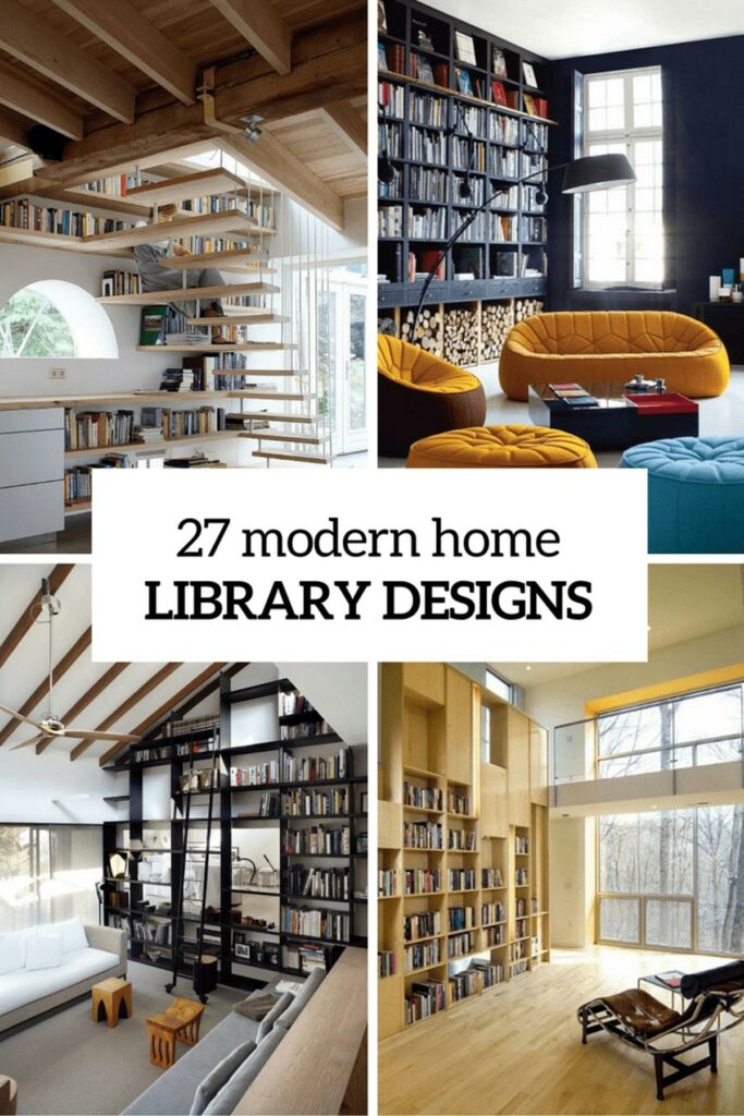 54 Elegant Home Library Designs That Stand Out