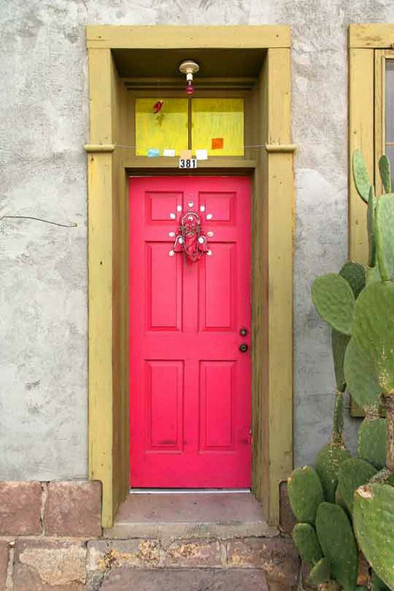 15 Trendy Pink Front Door Ideas That Turn Heads
