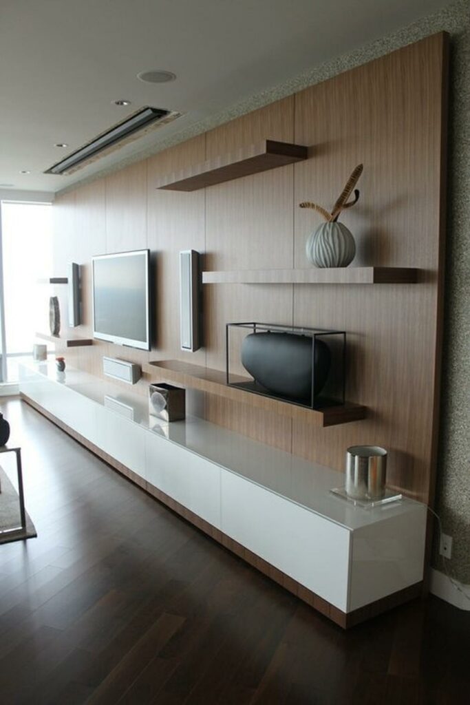 48 Elegant Modern Wall Units For Practical Storage