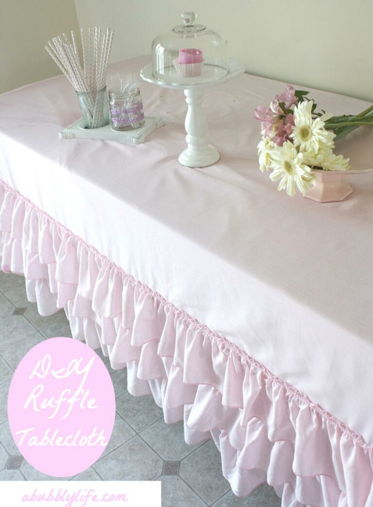 17 Genius DIY Tablecloth Ideas for Every Occasion
