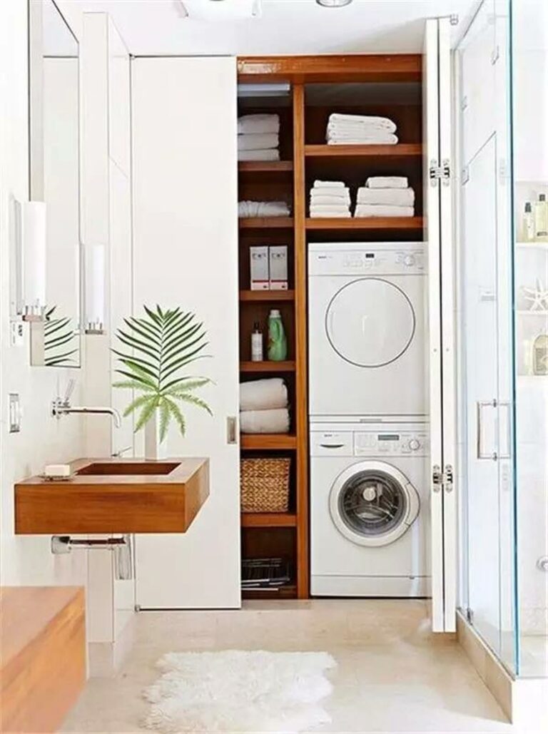 30 Ingenious Ways To Conceal A Washing Machine In Your Home