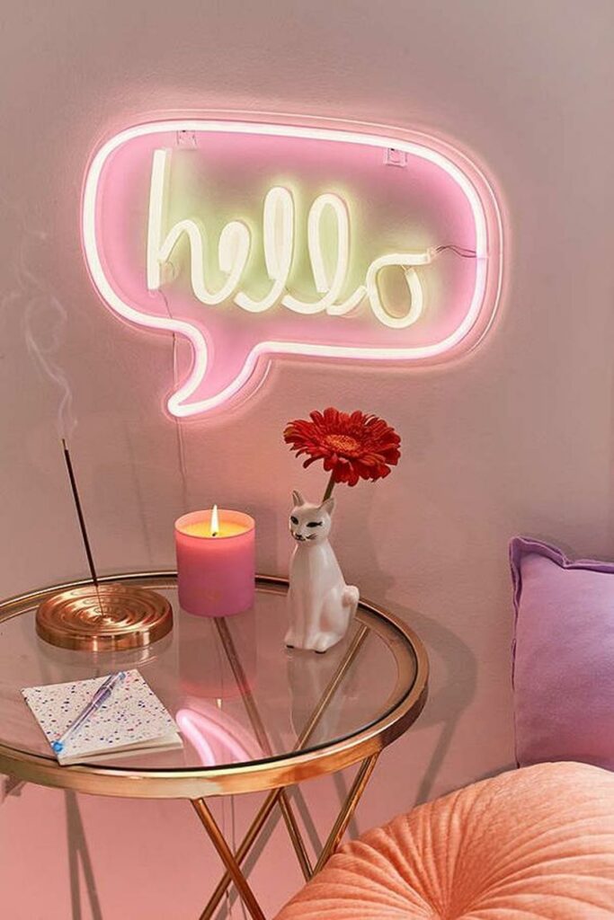 25 Brilliant Ideas To Use Neon Lights For Home Decor