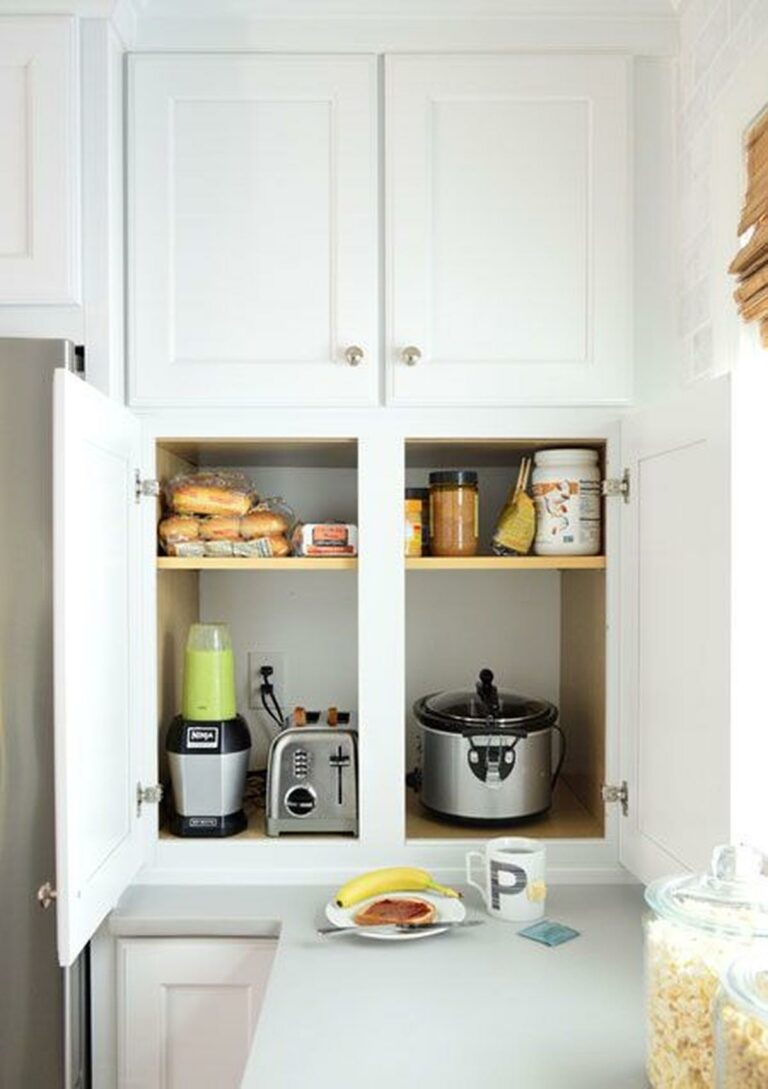 31 Clever Ideas To Hide Kitchen Appliances