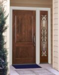 15 Charming Natural Wood Front Door Ideas to Welcome Home
