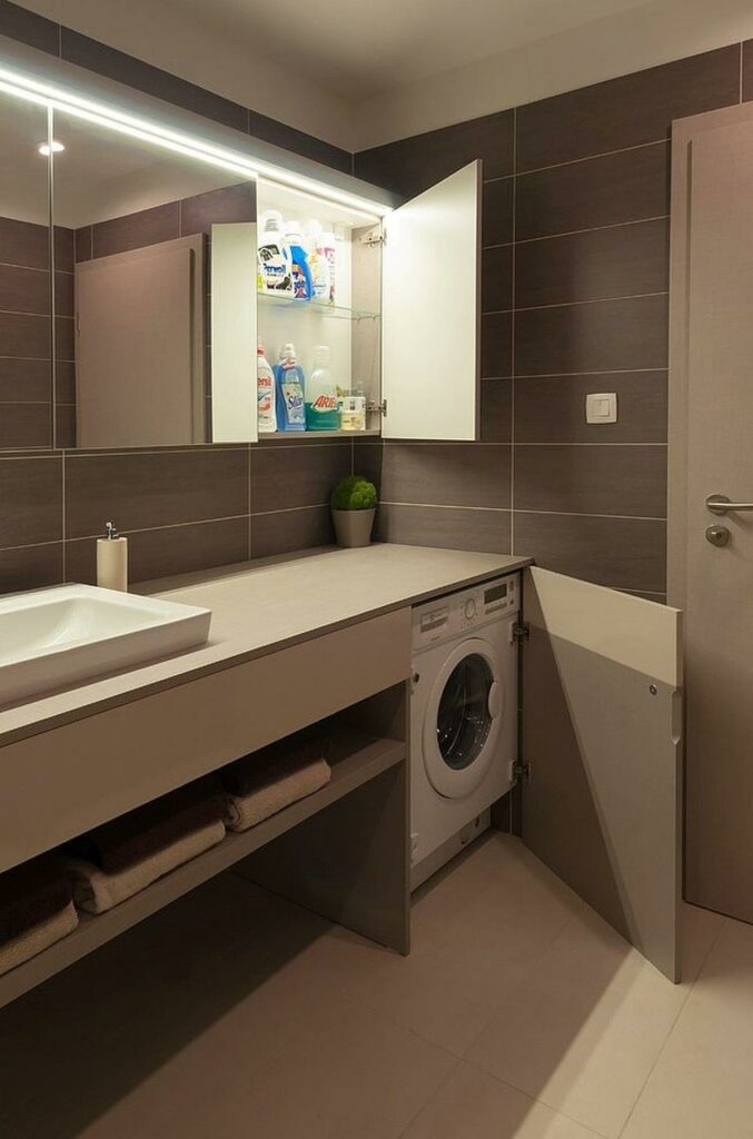 30 Ingenious Ways To Conceal A Washing Machine In Your Home