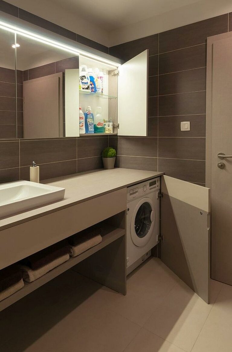 30 Ingenious Ways To Conceal A Washing Machine In Your Home
