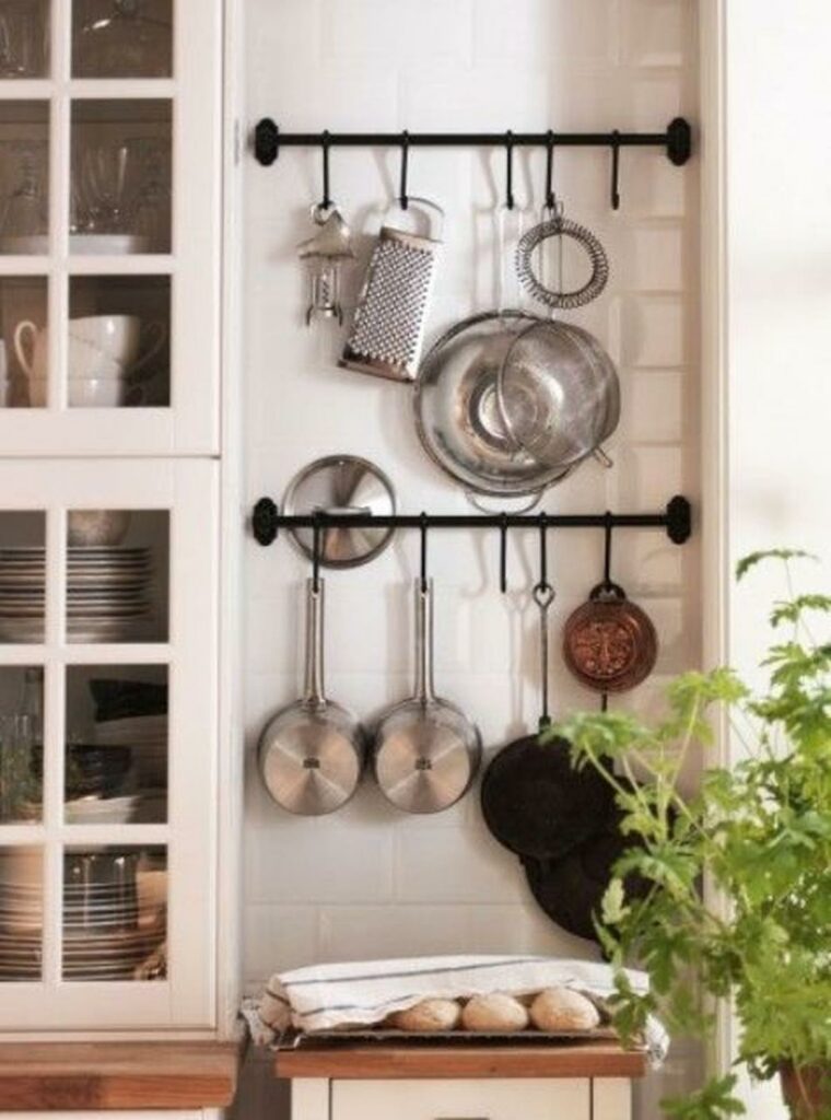 27 Genius Kitchen Wall Storage Ideas for Tidy Spaces