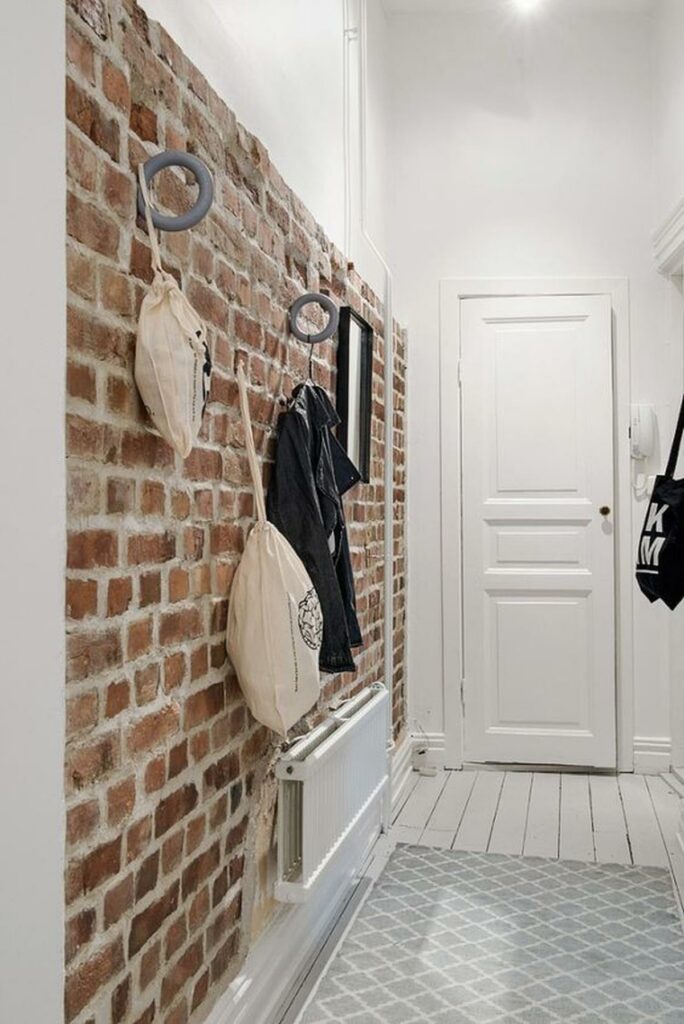 30 Captivating Brick Wall Ideas For Entryways