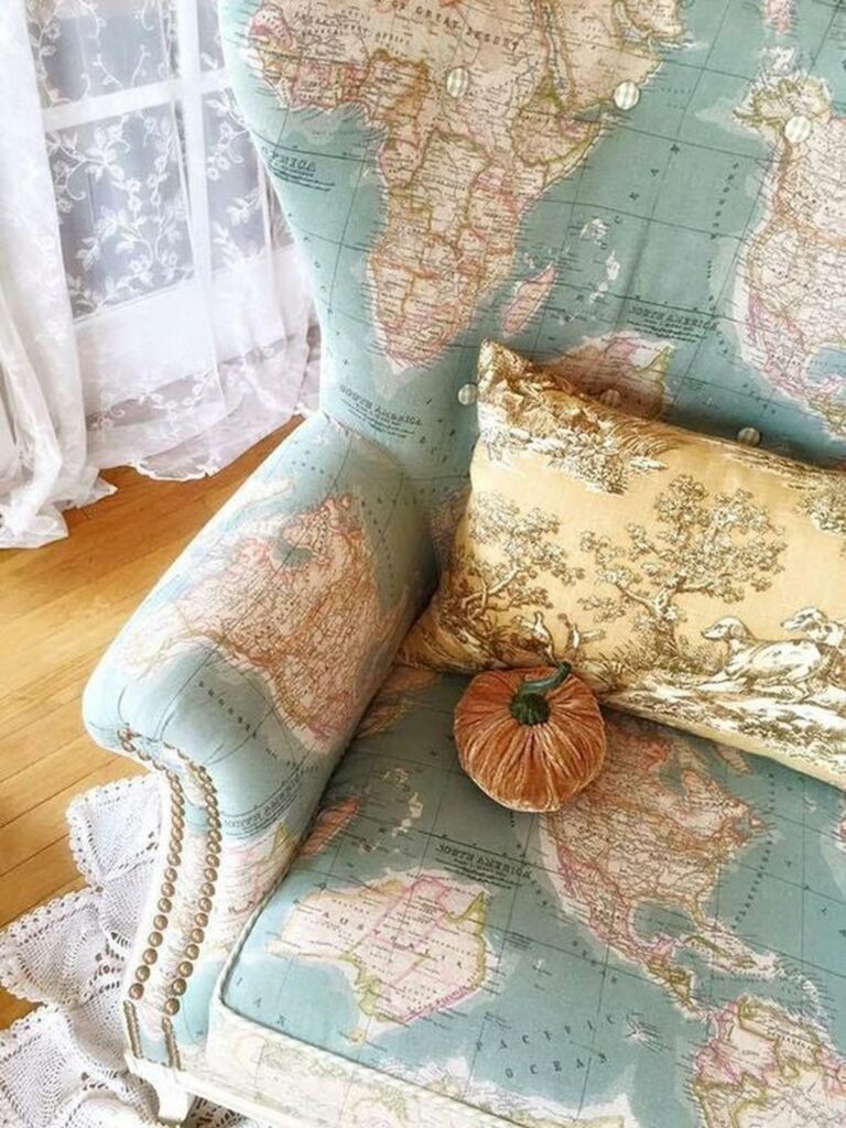 25 Creative Ways To Transform Maps Into Home Decor