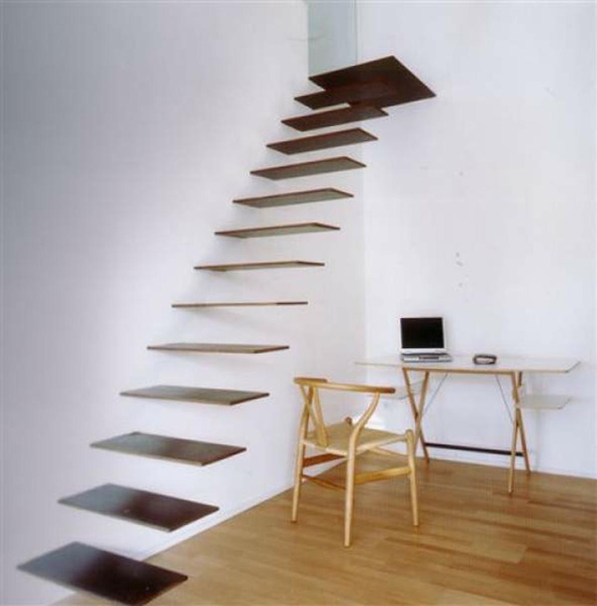10 Breathtaking Floating Staircase Designs