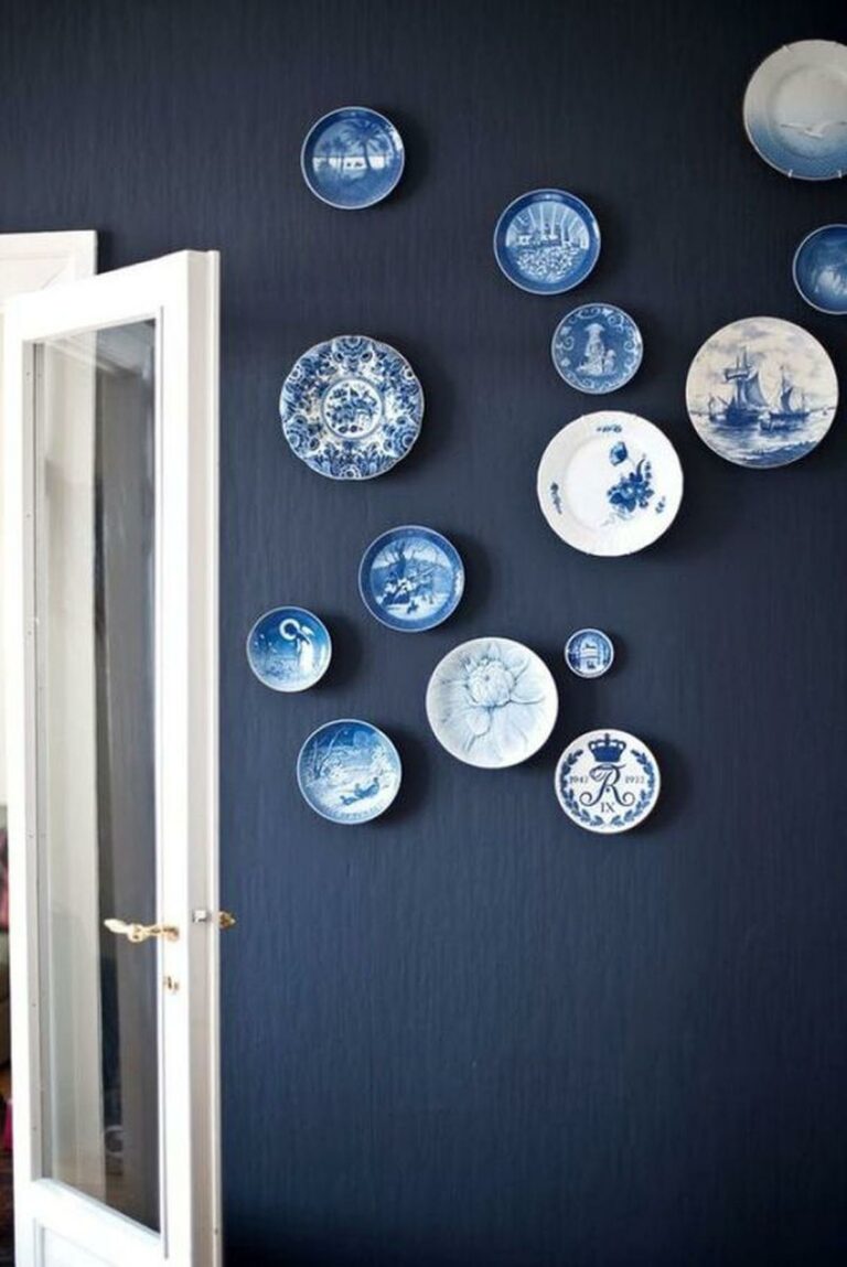 70 Elegant Plate Wall Decorating Ideas
