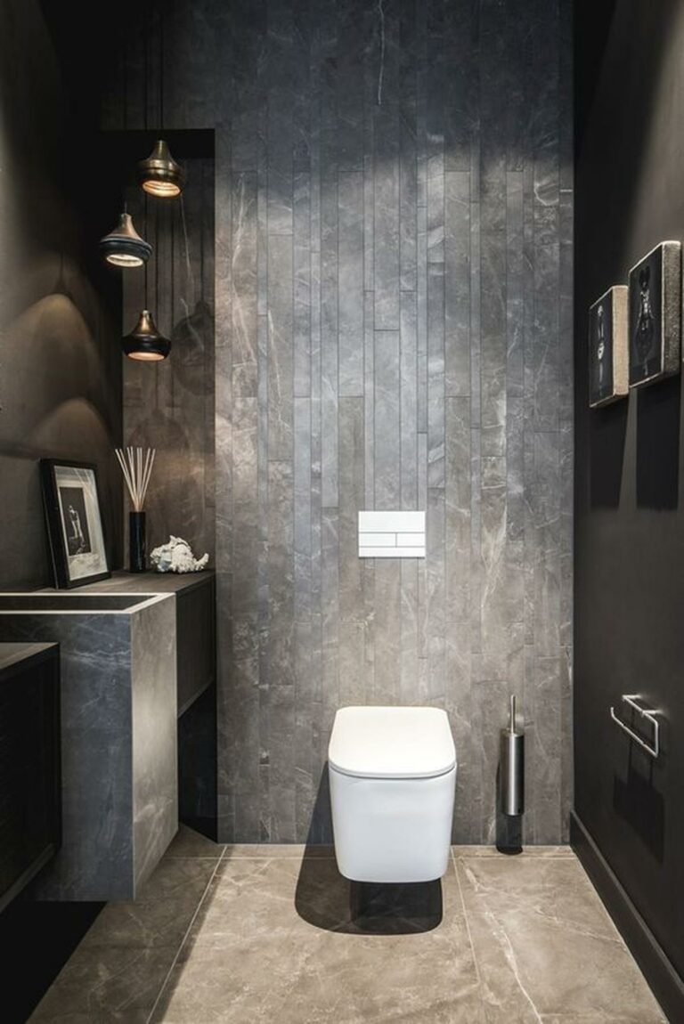 41 Exquisite Ideas To Design A Guest Toilet