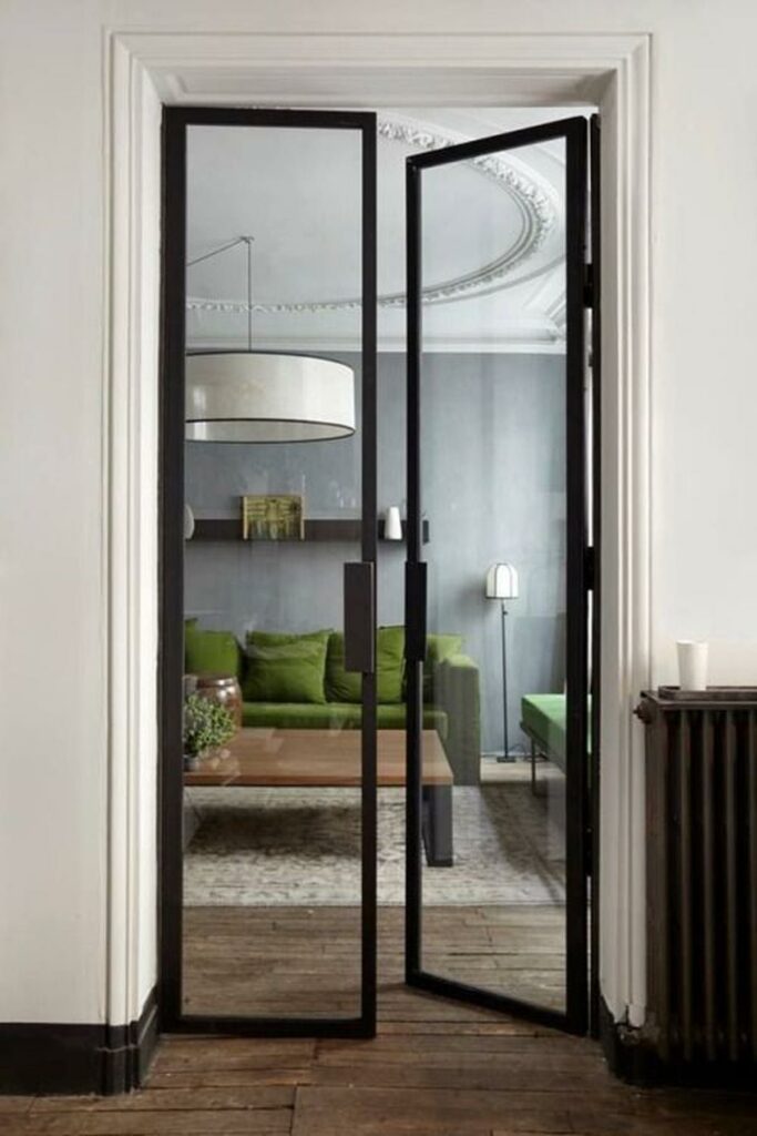 27 Stunning Modern Interior Glass Door Designs