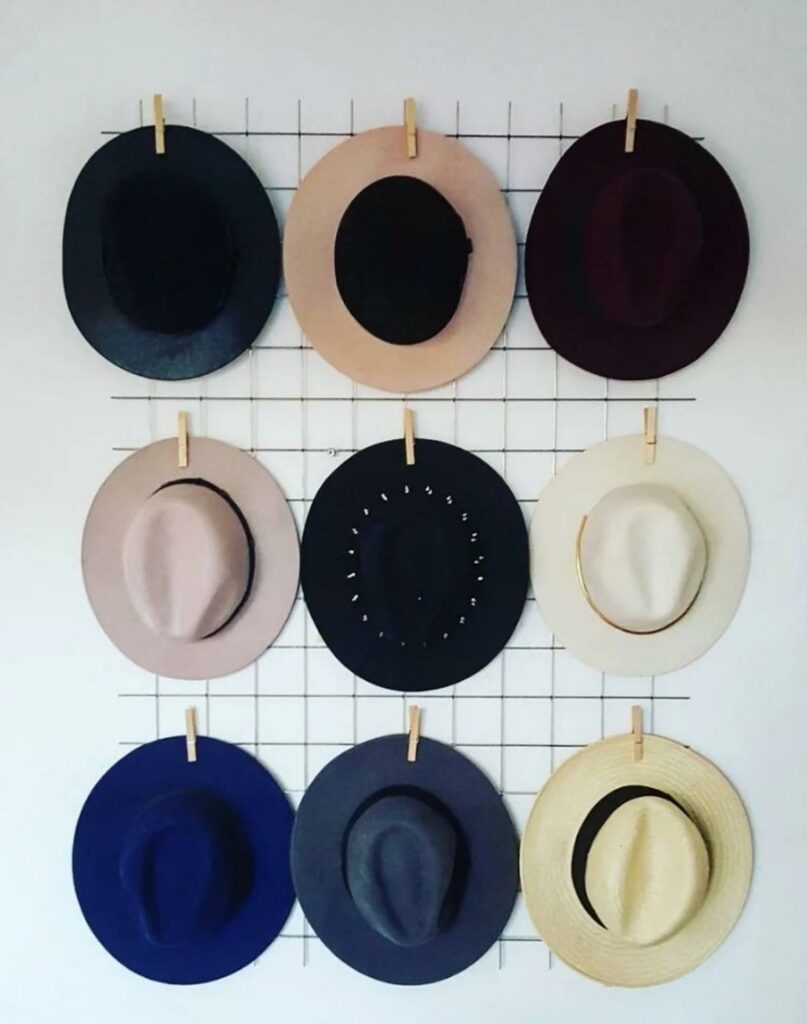 31 Elegant Ways To Display Your Hats