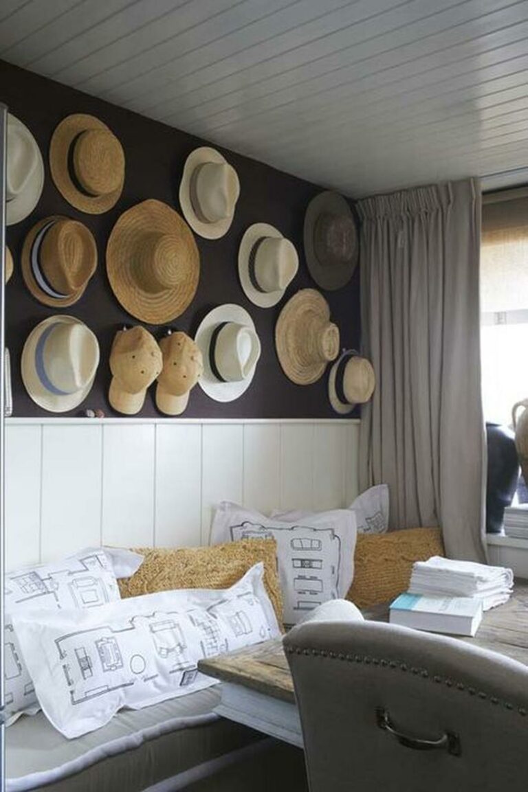 31 Elegant Ways To Display Your Hats