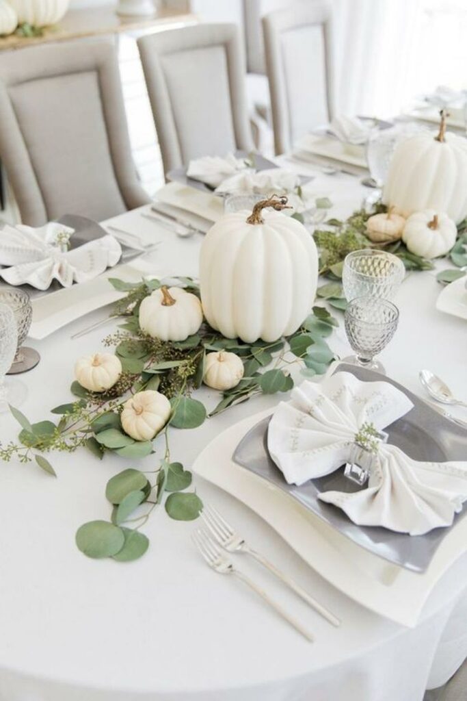 60 Enchanting White Fall Decor Ideas