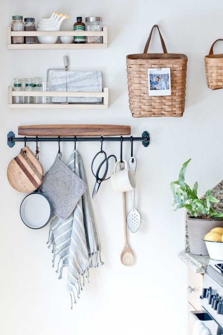 27 Genius Kitchen Wall Storage Ideas for Tidy Spaces
