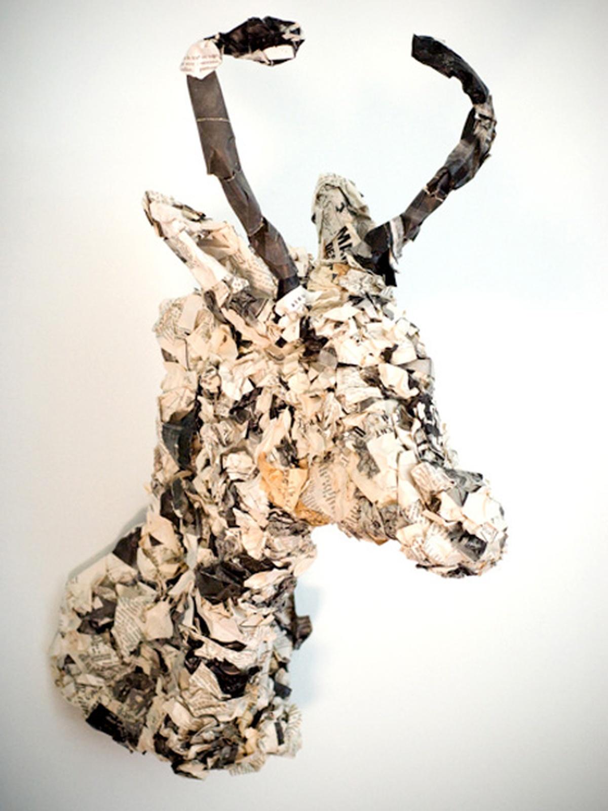 9 Adorable DIY Paper Mache Animal Head Projects