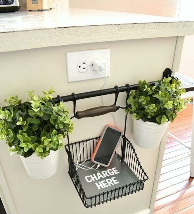 25 Elegant Functional Kitchen Charging Stations