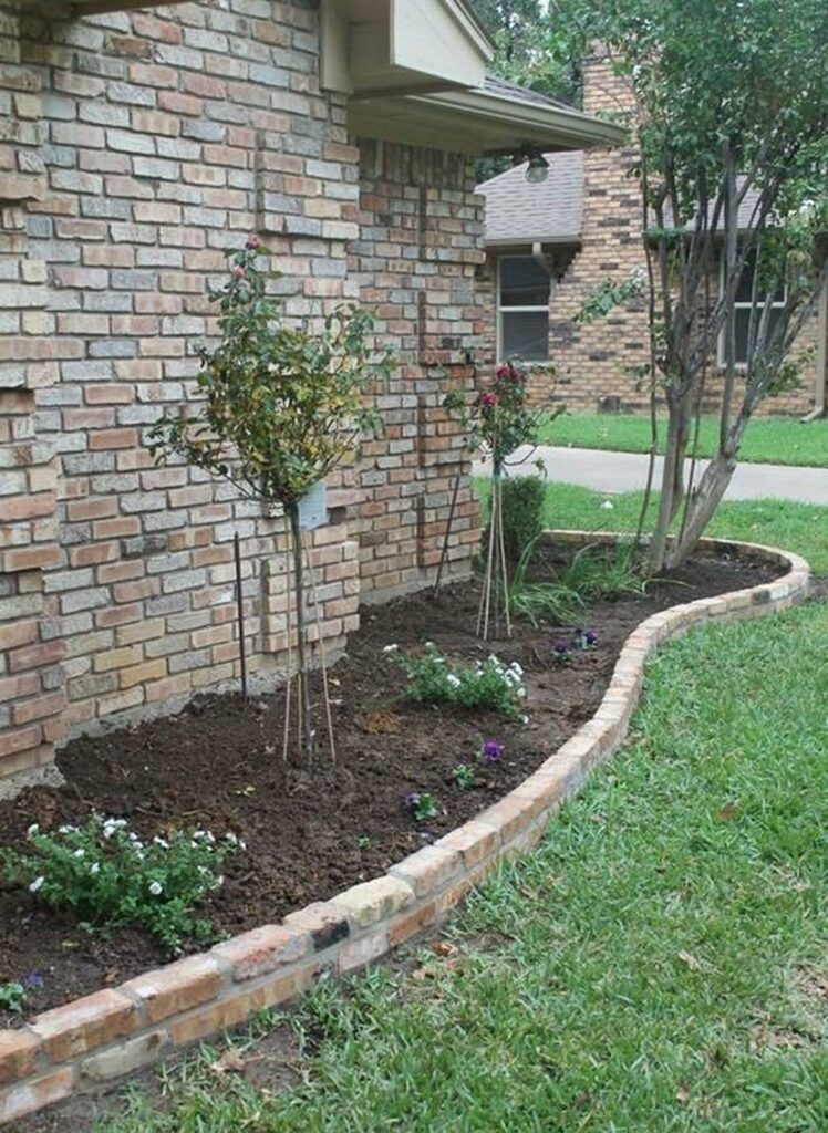36 Stylish Brick Edging Designs for Garden Borders