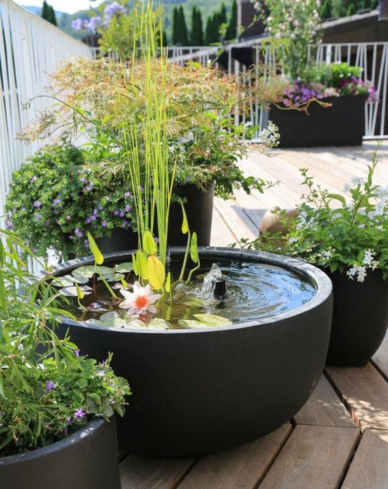 37 Gorgeous Container Water Garden Inspirations