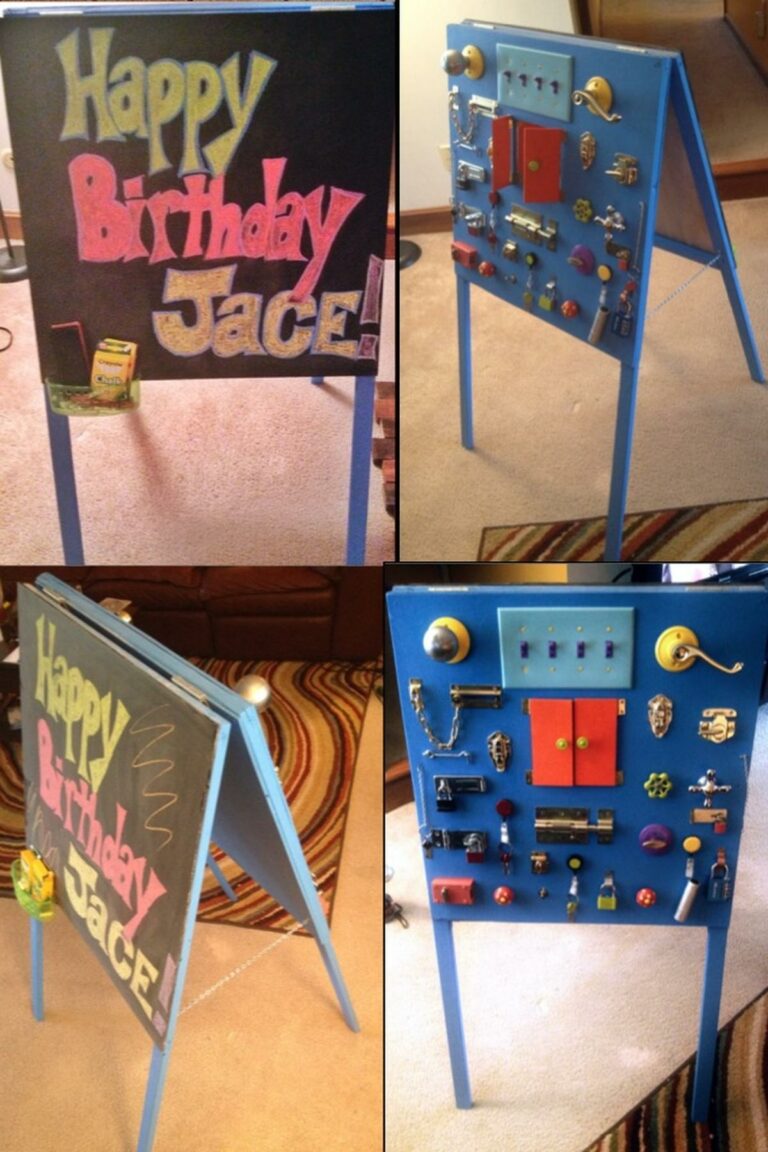 35 Easy DIY Busy Board Ideas for Curious Toddlers