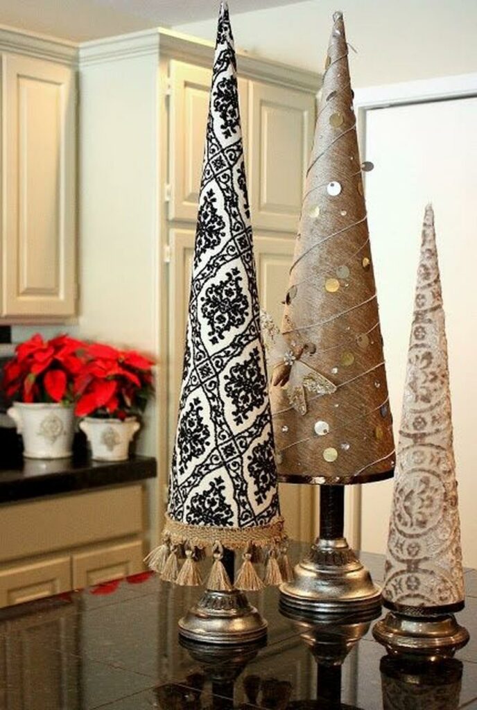 39 Charming Quick-Craft Cone Christmas Trees