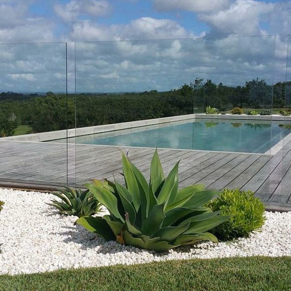 30 Elegant And Functional Pool Fence Designs