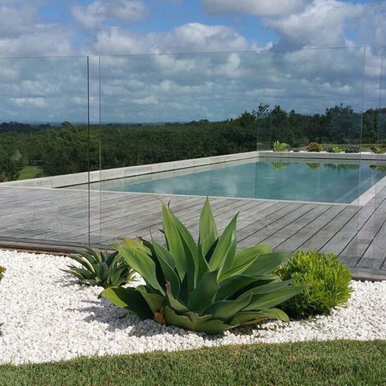 30 Elegant And Functional Pool Fence Designs