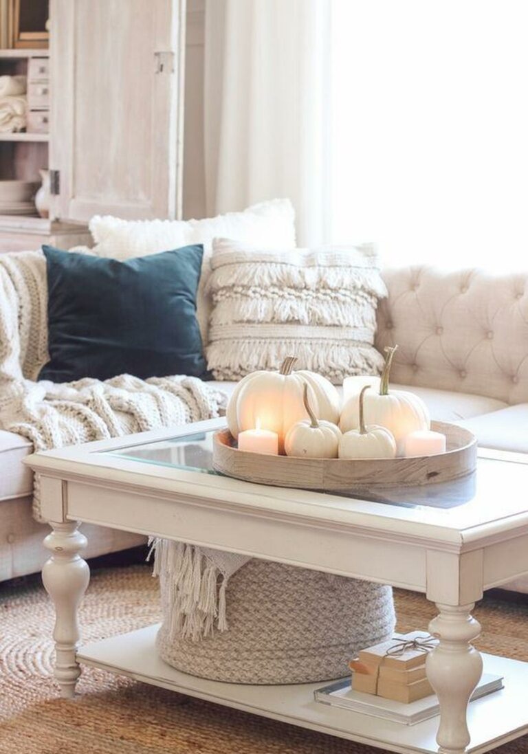60 Enchanting White Fall Decor Ideas