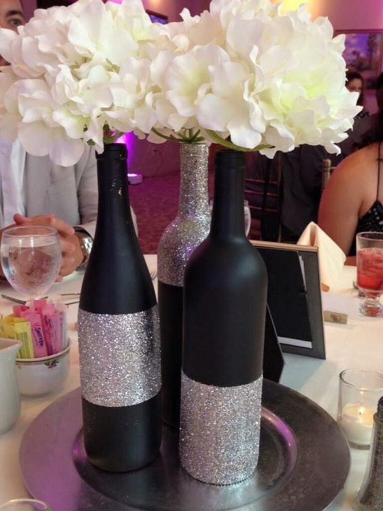 28 Gorgeous Wine Bottle Centerpiece Ideas for Your Table