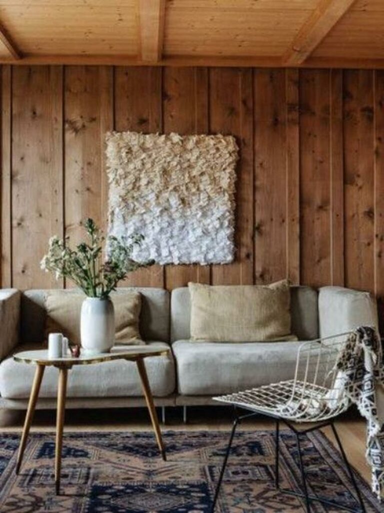 25 Captivating Living Rooms With Wood Walls