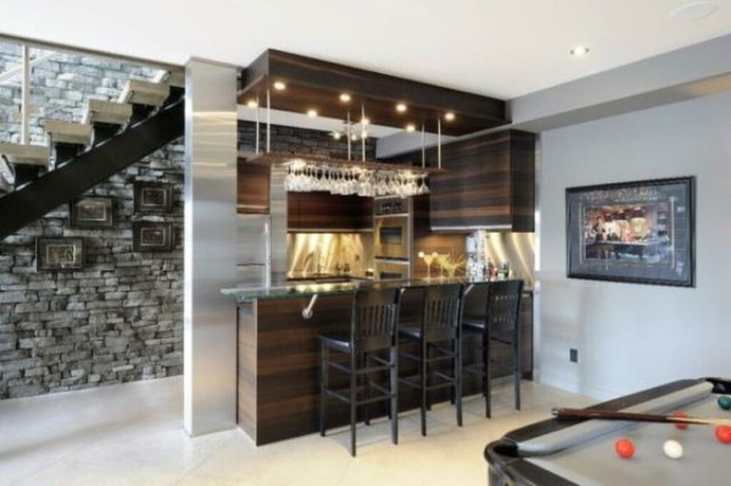27 Elegant Basement Bar Decor Ideas