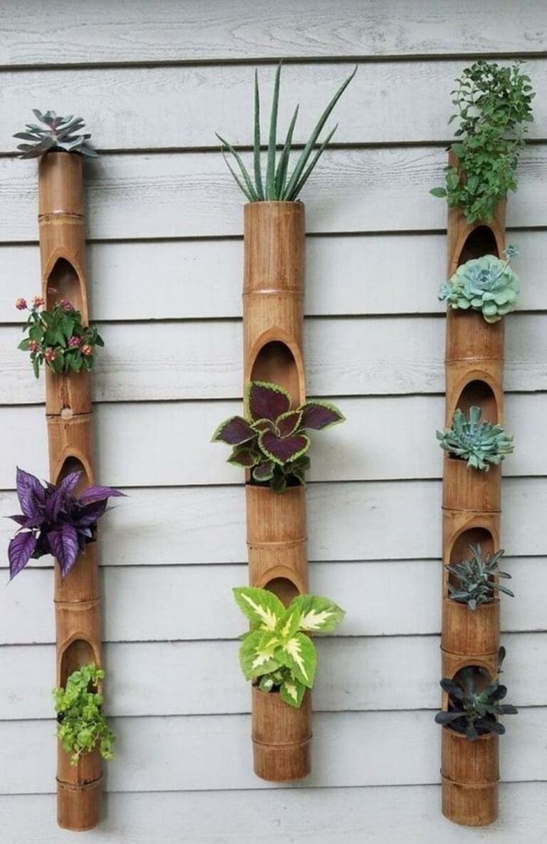 37 Elegant Pipe and Tower Planters for Compact Spaces