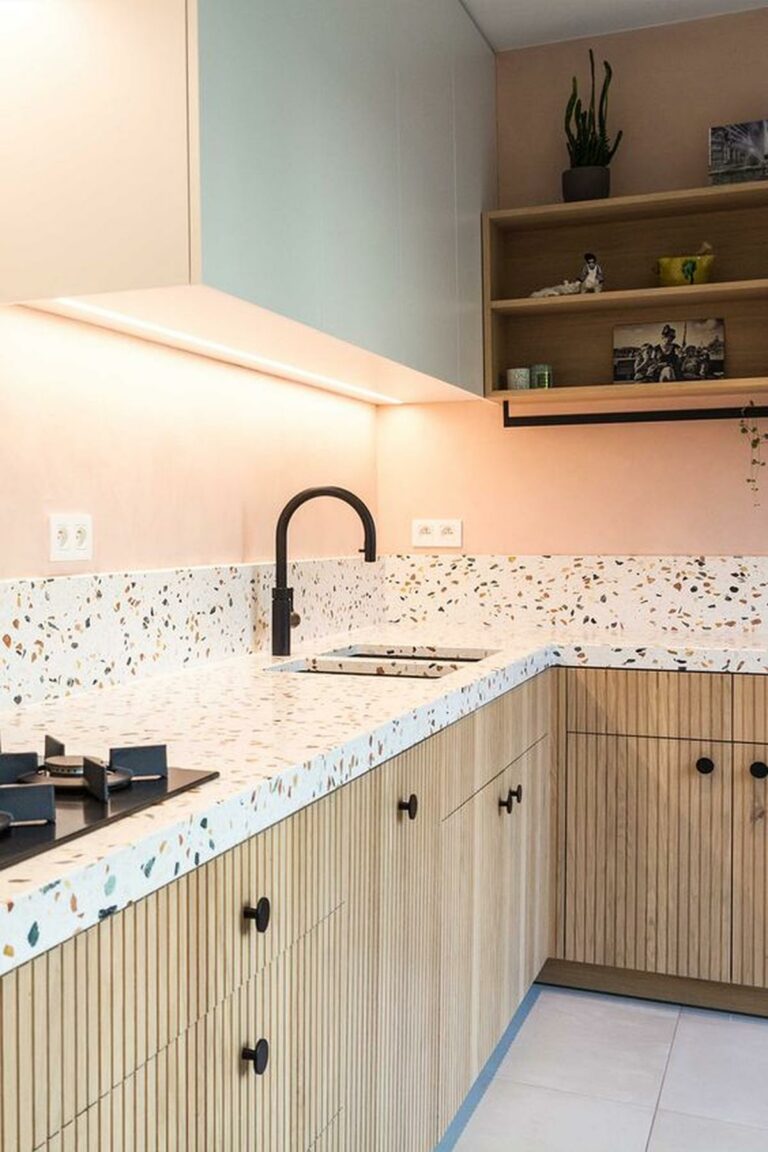 42 Elegant Terrazzo Kitchen Countertops With Pros And Cons