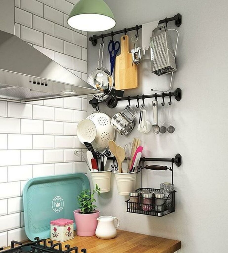 27 Genius Kitchen Wall Storage Ideas for Tidy Spaces