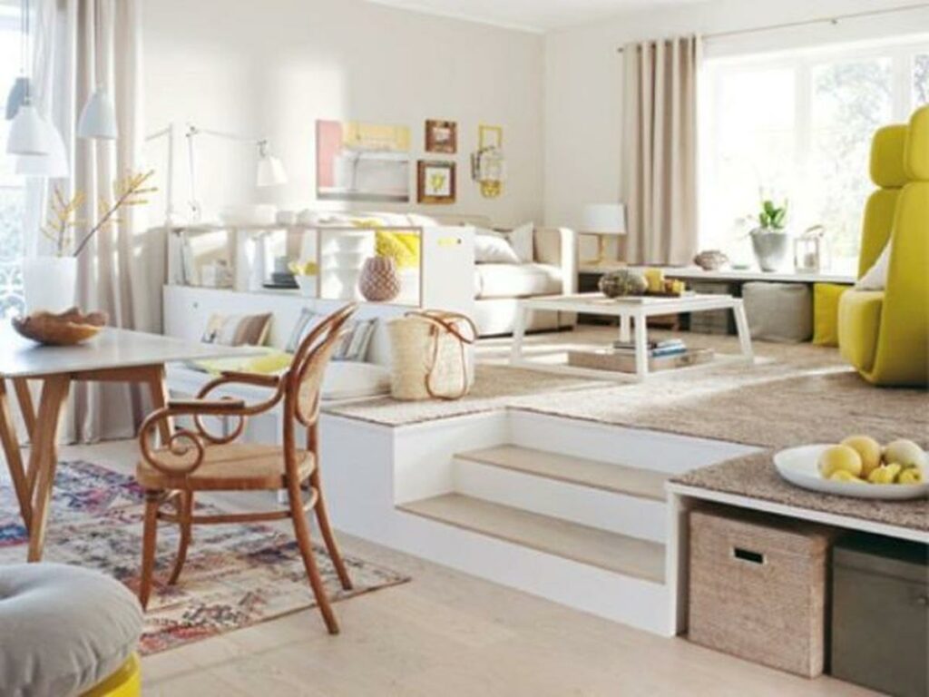 46 Innovative Ideas To Incorporate Raised Platforms In Interior Design