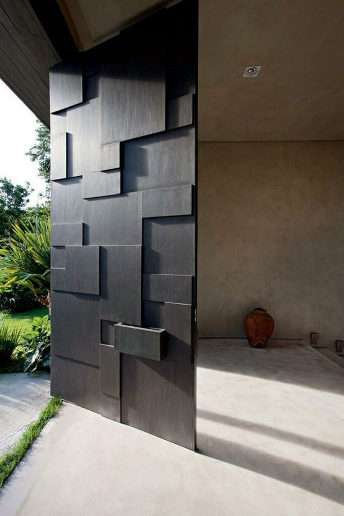 23 Gorgeous Metal Front Door Ideas for Modern Homes