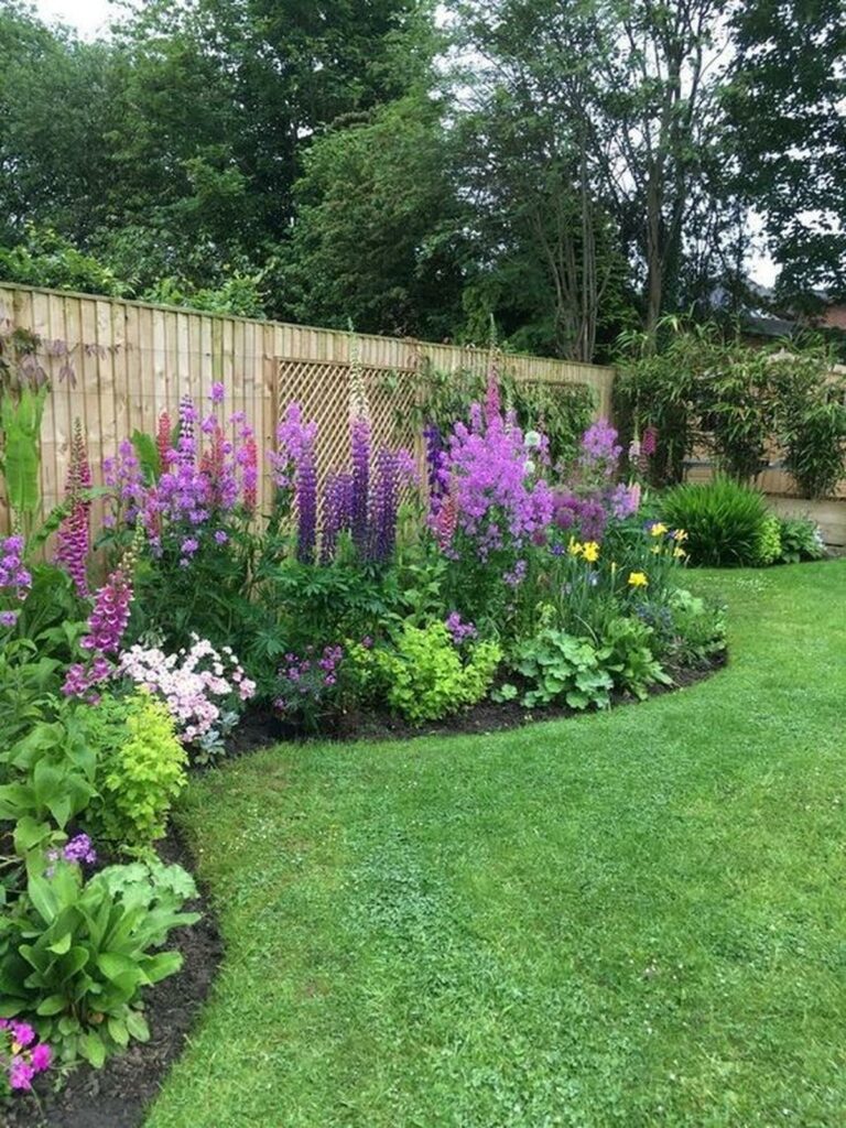 44 Elegant Border Garden Design Ideas